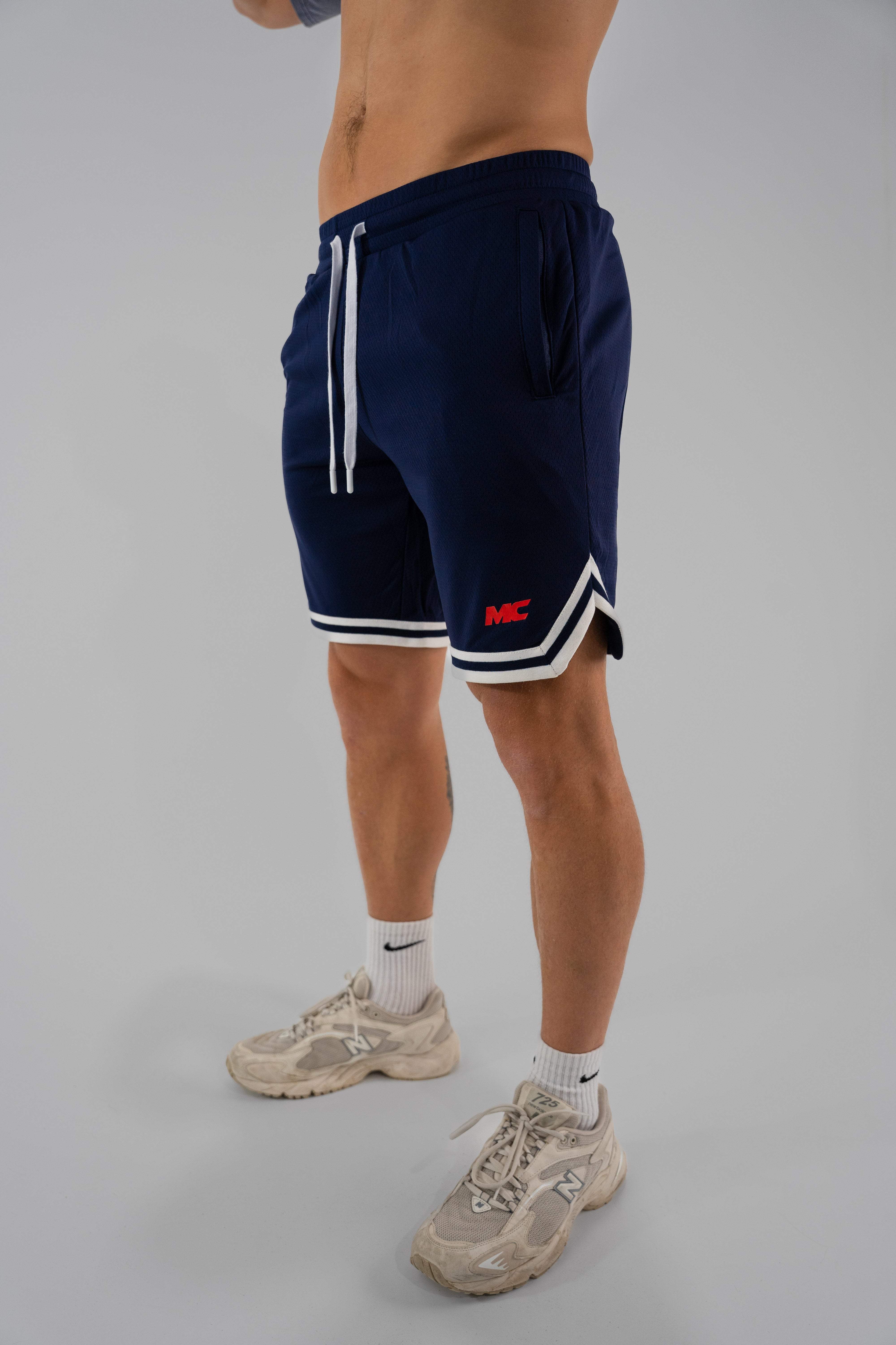 Men’s Basketball Shorts - Navy blue – Muscle Cartel Clothing